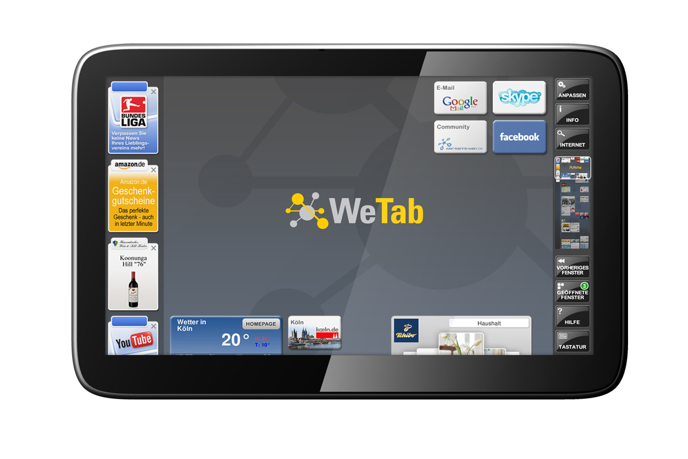 WeTab Android tablet slated for September release in Germany - Talk Android