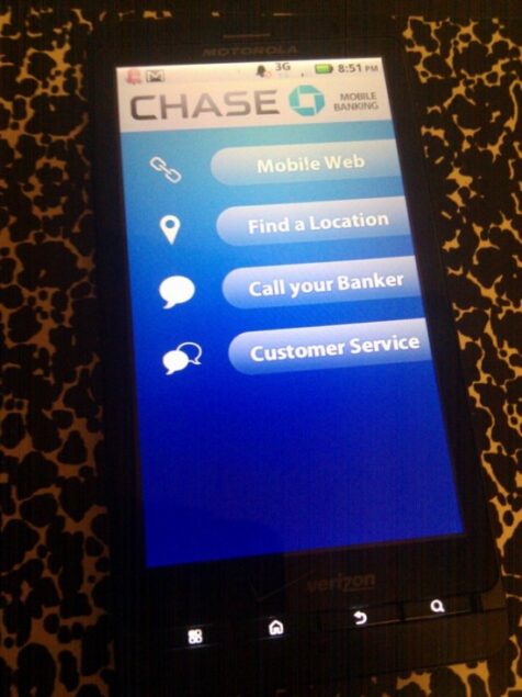 Chase Mobile Banking App Coming To Android Early December - Talk Android