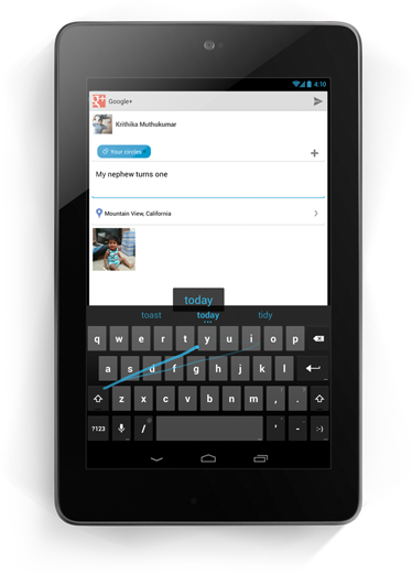 Could Google's new Gesture Typing keyboard show up as standalone app in ...