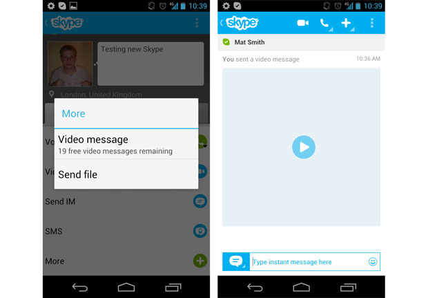 Skype currently testing video voicemail functionality for users - Talk ...