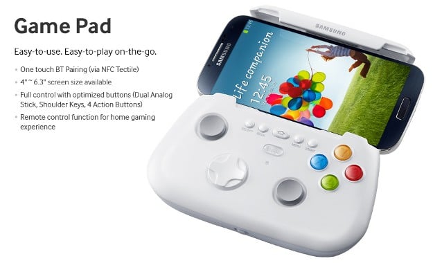 Samsung Game Pad Accessory Hints At 6.3" Galaxy Note III - Talk Android