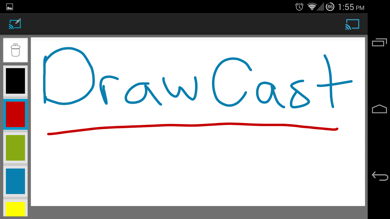 [New Chromecast App] DrawCast lets your draw on your phone and TV at ...