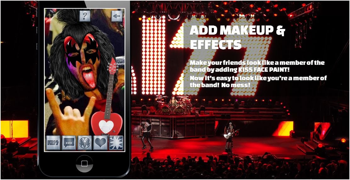 KISSIFY your photos with the new KISS Photobomb app featuring the ...