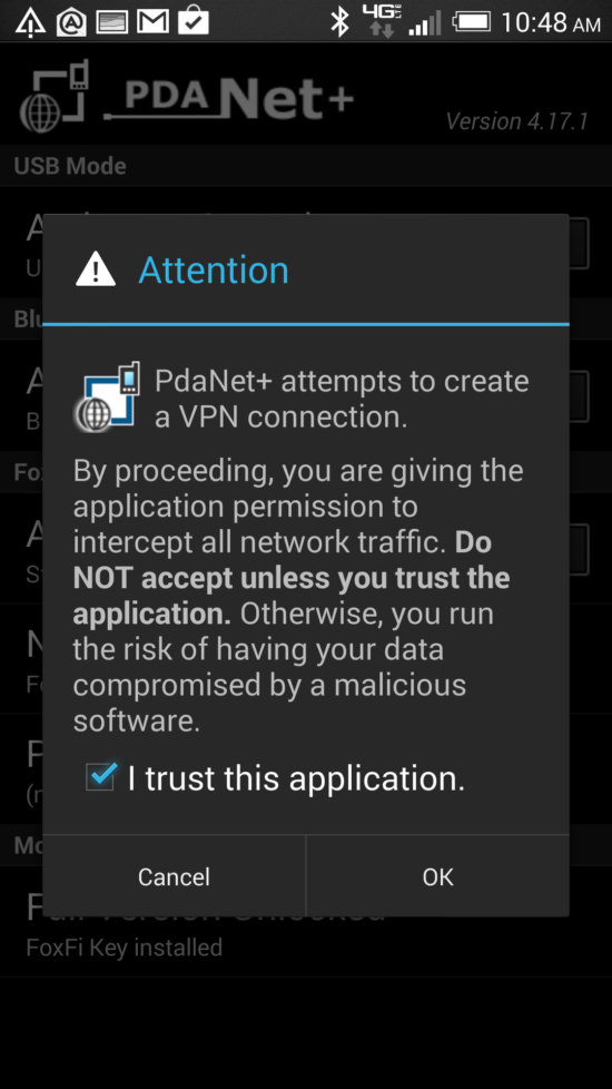 How to set up a wireless hotspot on Android w/ PdaNet+