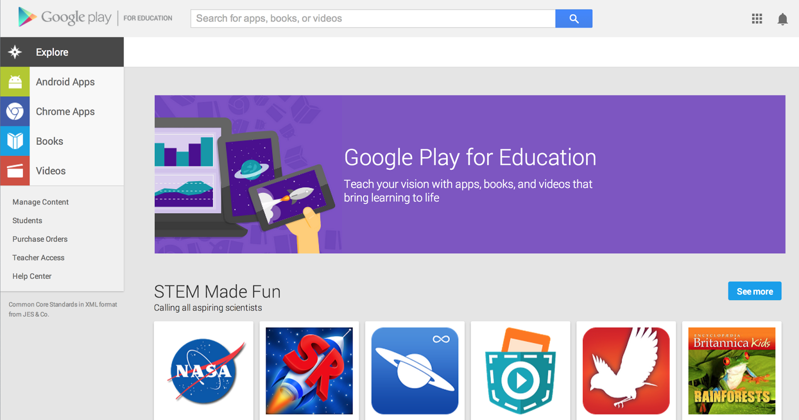 Google Play for Education expands its availability to Chromebooks ...
