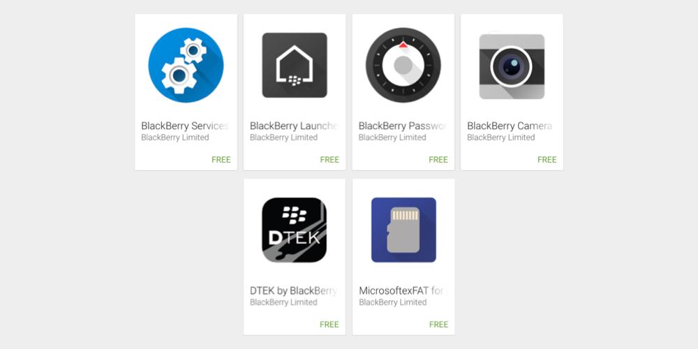 Wide list of BlackBerry apps get published on Google Play - Talk Android