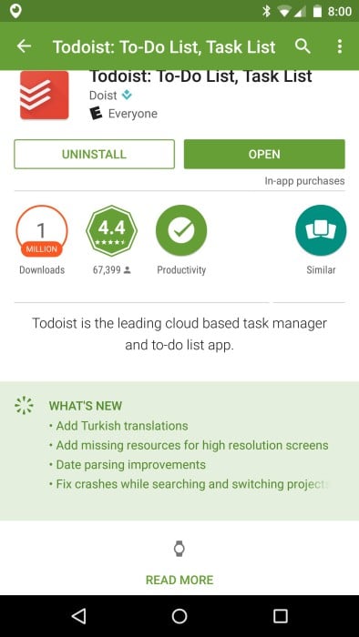 Google adds Android Wear watch icon to Play Store - Talk Android