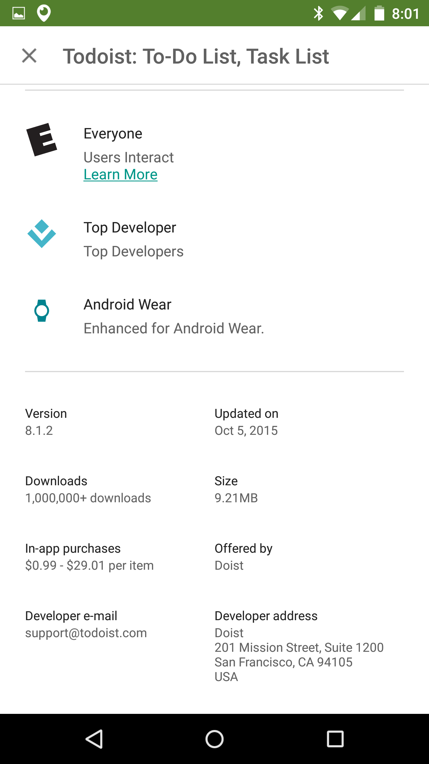 Google adds Android Wear watch icon to Play Store - Talk Android