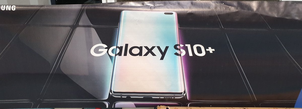 Check out Samsung's Galaxy S10+ promo banner before the official ...