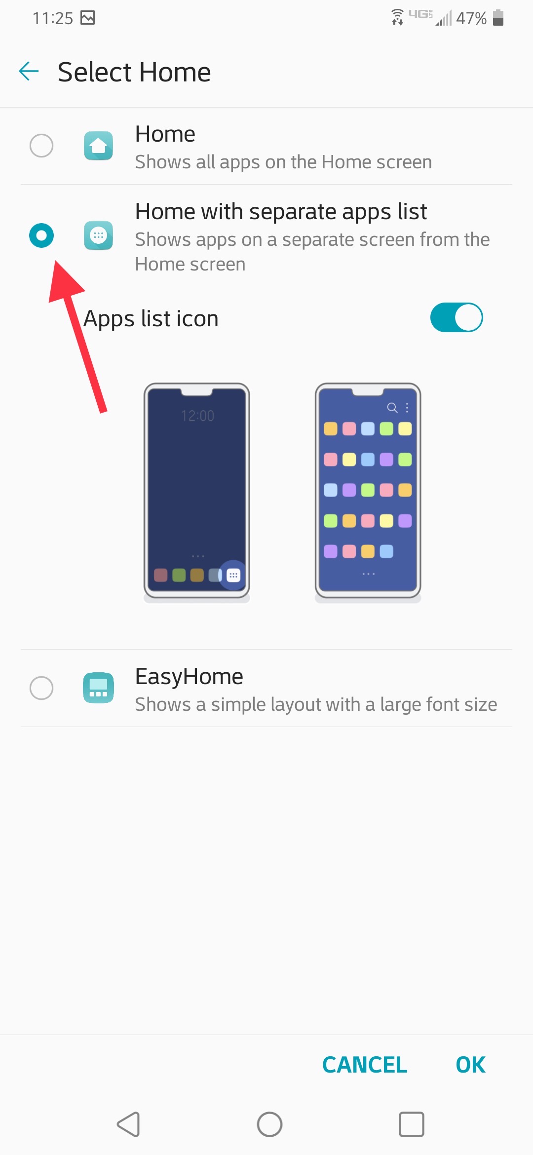 Here's how to get your app drawer back on the LG G8 ThinQ and other LG ...