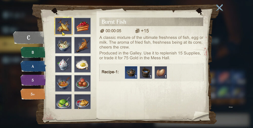 Sea of Conquest - Ultimate Recipe List - Talk Android