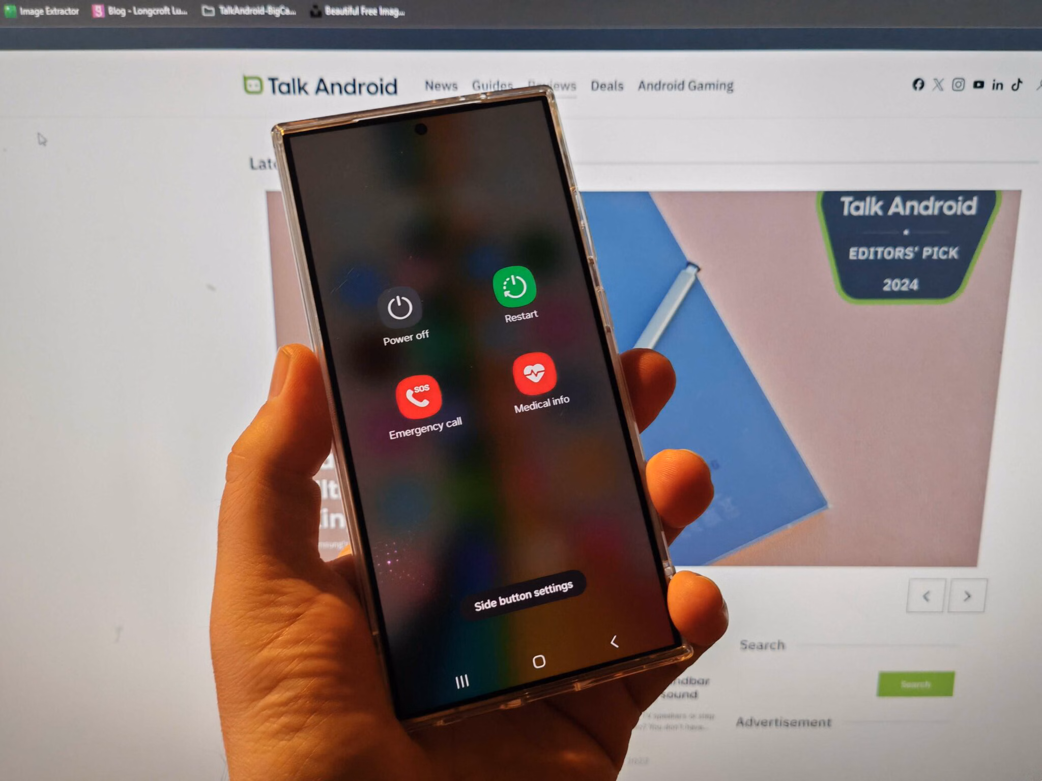 How To Enable The Power Button Menu On Your Galaxy S24 - Talk Android