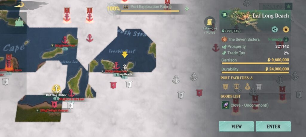 Sea of Conquest - All Ports and Goods - Talk Android