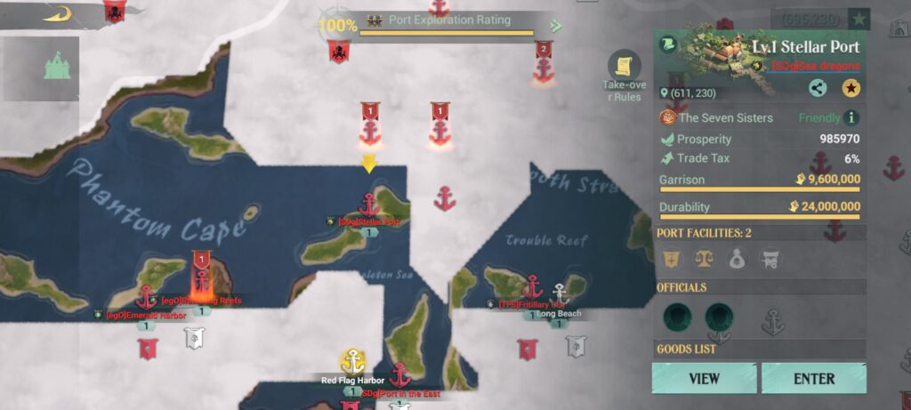 Sea of Conquest - All Ports and Goods - Talk Android