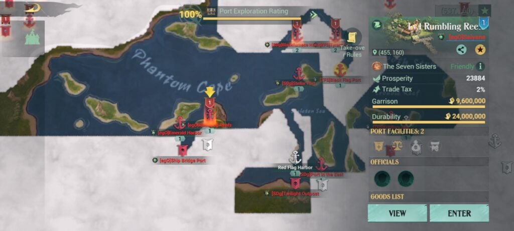 Sea of Conquest - All Ports and Goods - Talk Android