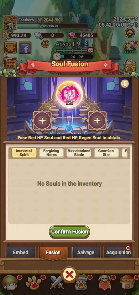 Complete Souls Guide - Legend Of Mushroom - Talk Android
