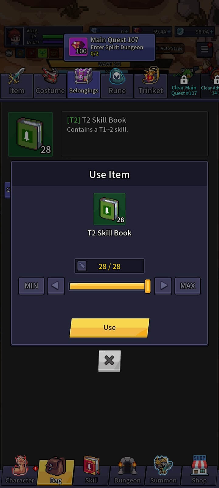 Soul Weapon Idle Best Skills - Talk Android