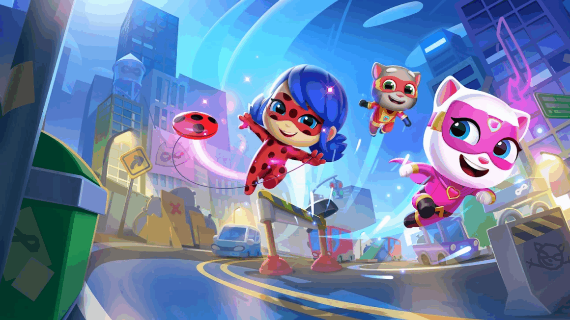 Talking Tom Hero Dash X Miraculous Crossover Unleashes Epic Ladybug ...